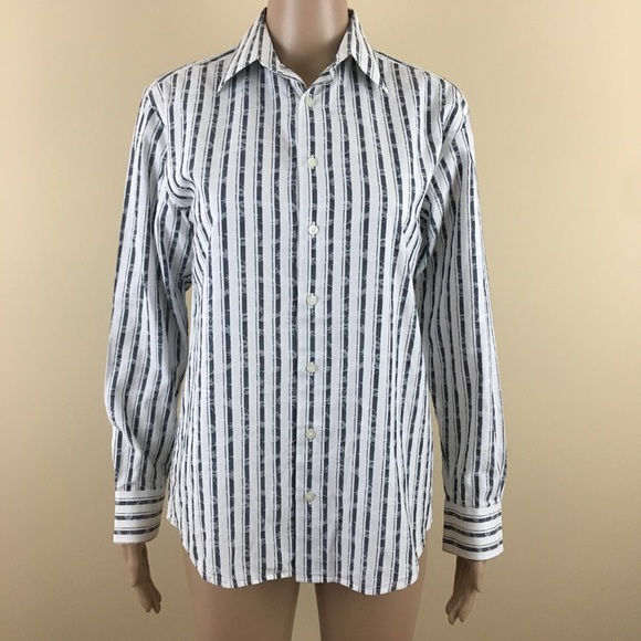 Ike Behar | Shirts | Ike Behar Signature Series Dress Shirt 6 Striped ...